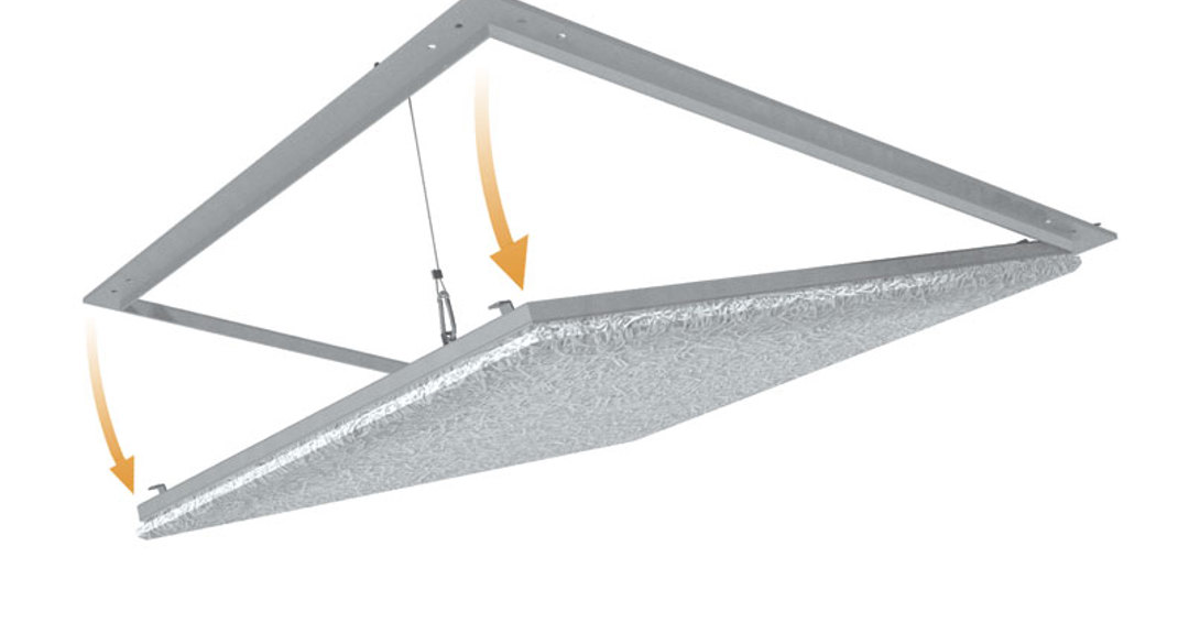 Access panel for acoustic panels | Troldtekt®